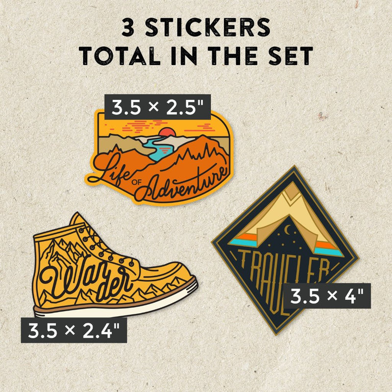 Adventure Sticker Set #1 - Asilda Store