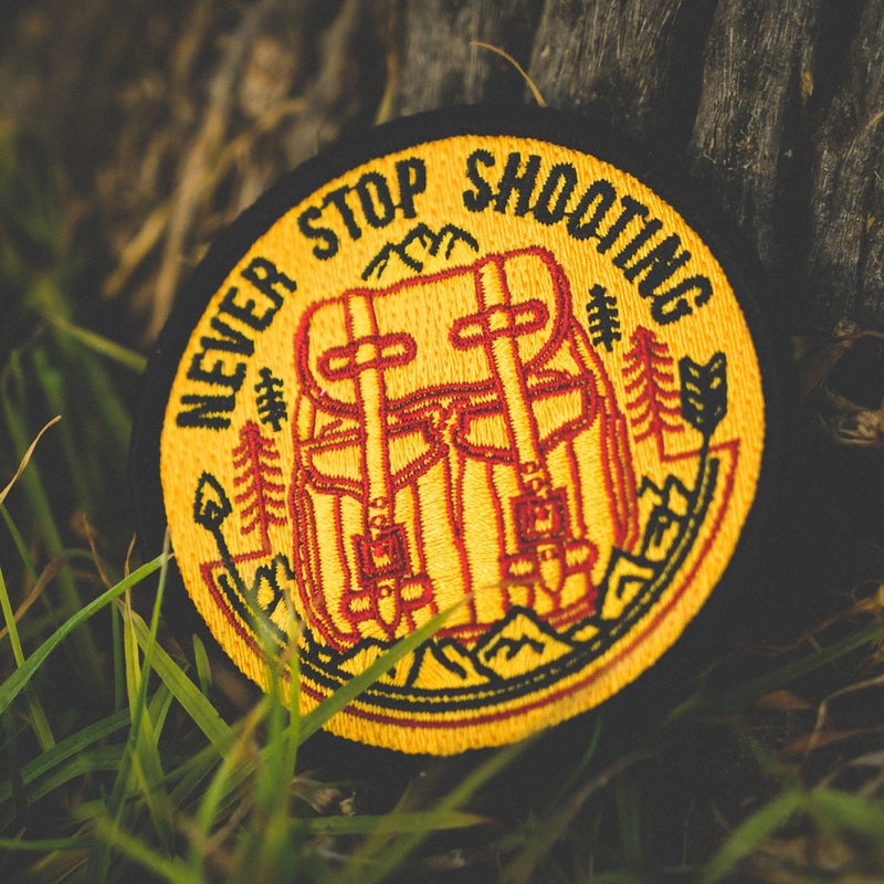 Never Stop Shooting Patch - Asilda Store