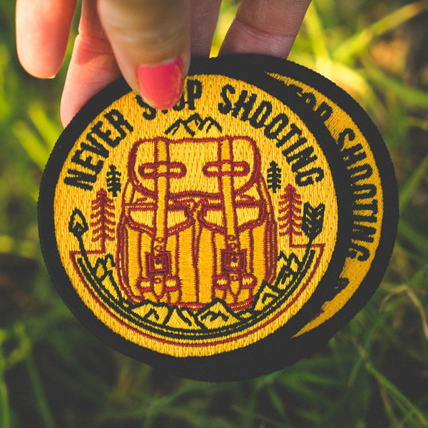 Never Stop Shooting Patch - Asilda Store