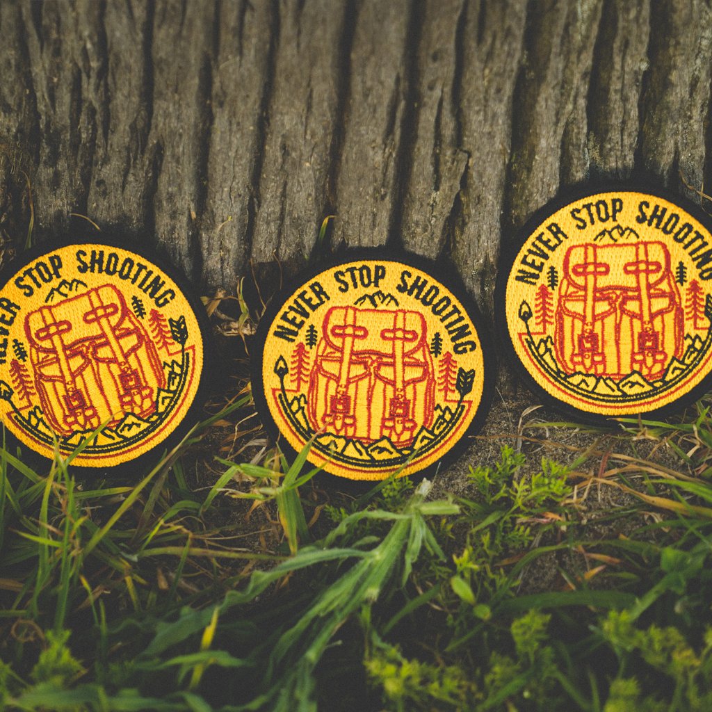 Never Stop Shooting Patch - Asilda Store