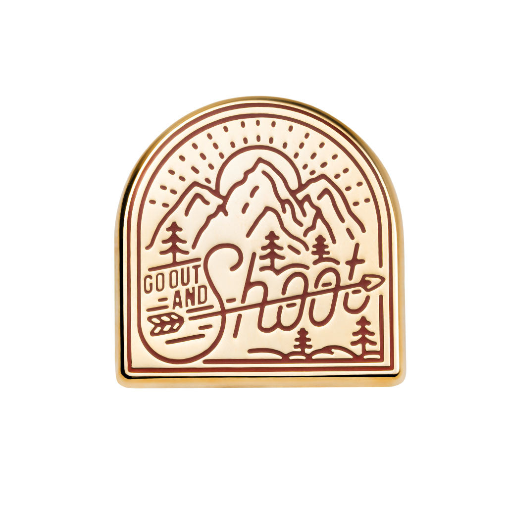 Go Out and Shoot Pin - Asilda Store