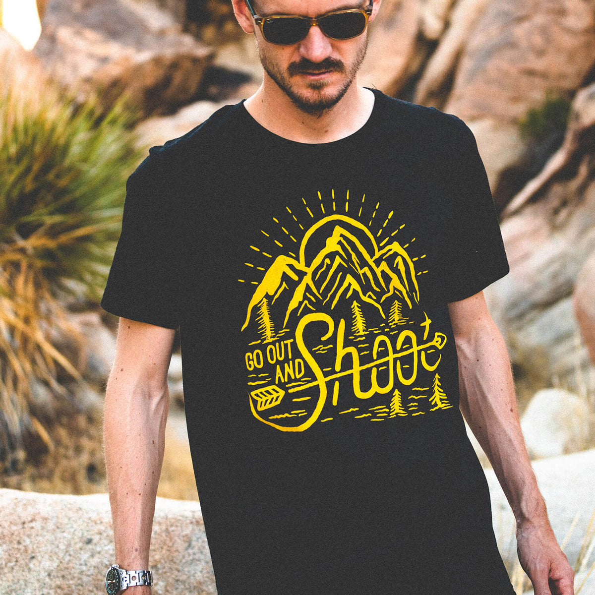 Go Out and Shoot T-Shirt - Asilda Store