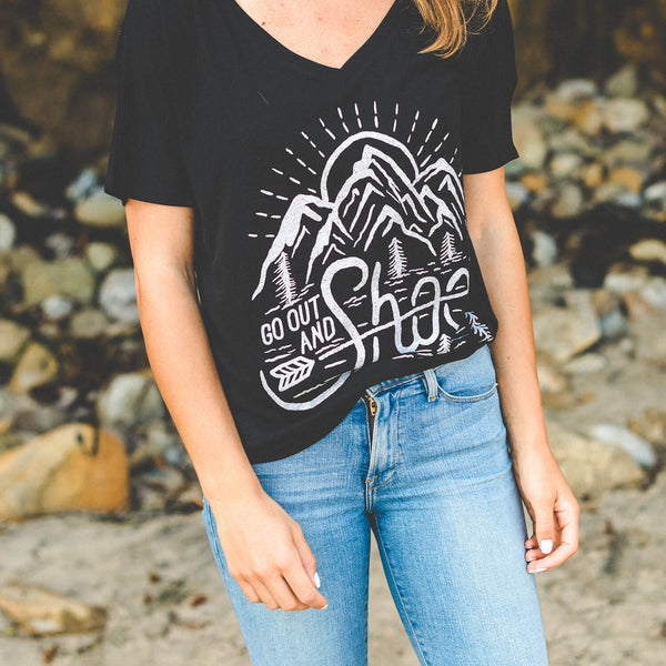 Women's Go Out and Shoot T-Shirt - Asilda Store