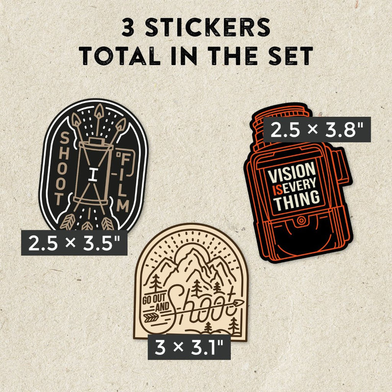 Film Camera Sticker Set #3 - Asilda Store