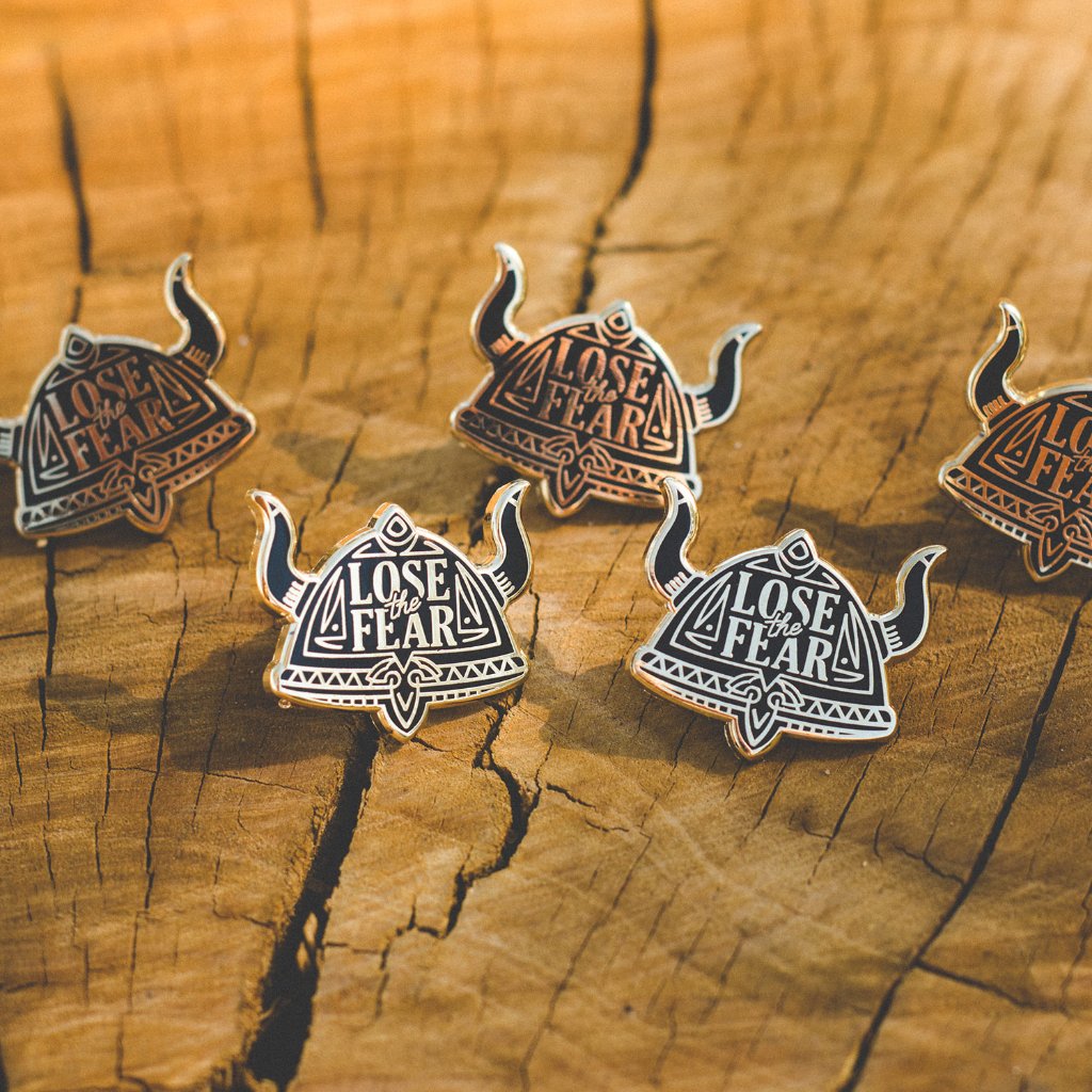 Lose The Fear Pin - Asilda Store