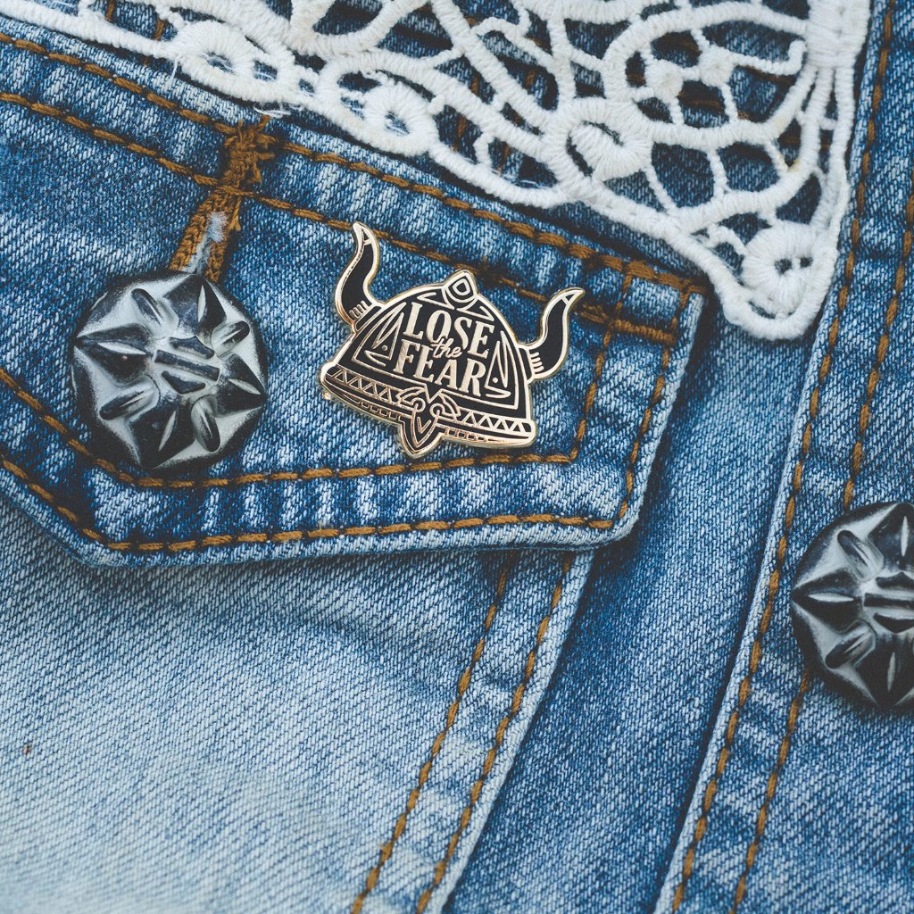 Lose The Fear Pin - Asilda Store