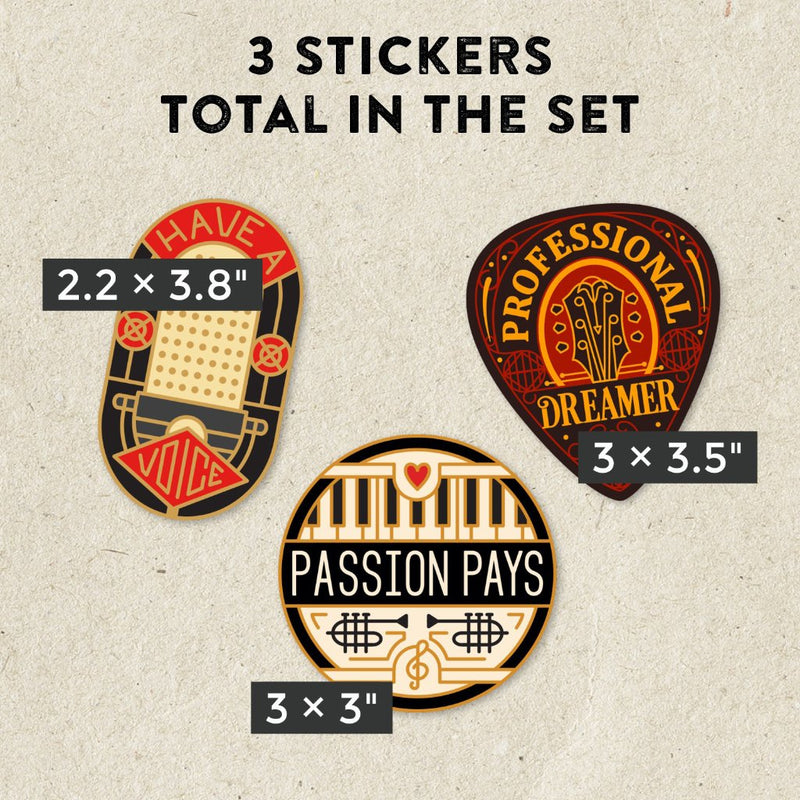 Music Sticker Set #1 - Asilda Store